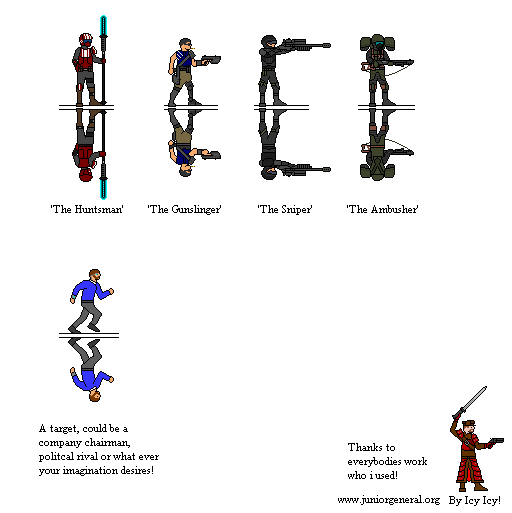 Bounty Hunters | Paper Miniature